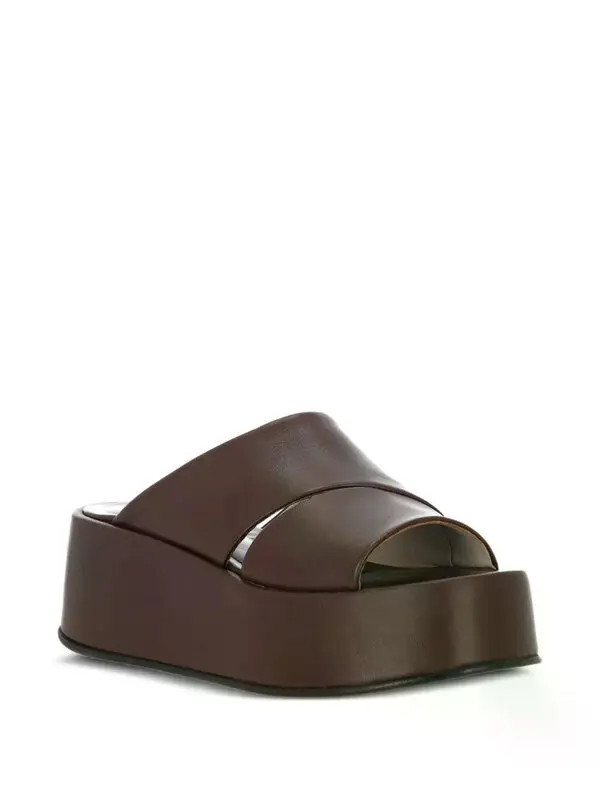 PATRIZIA BONFANTI Platform Crossover-strap Sandals
