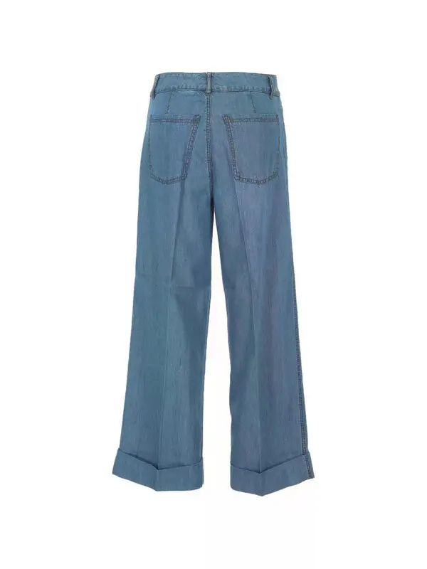 PENNYBLACK Pressed Crease Turned-up Jeans