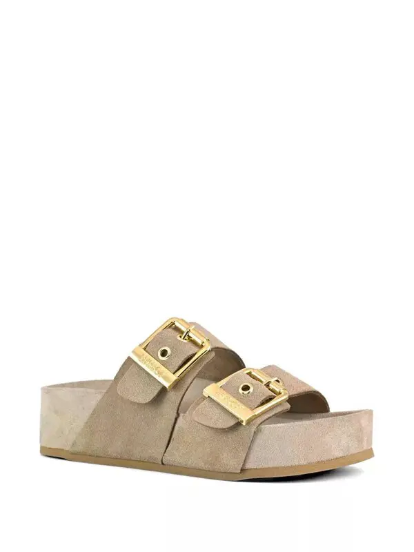 COLORS OF CALIFORNIA Suede Sandals - Brown