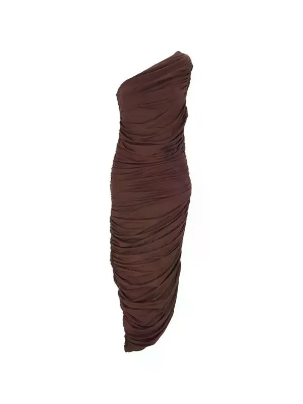 Federica Tosi One-shoulder Ruched Dress