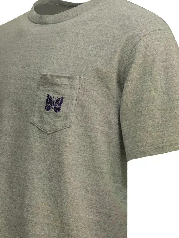 Needles Papillon-embroidered Pocket T-shirt