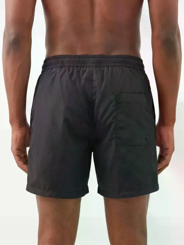 D4.0 Navy Drawstring Waist Swim Shorts