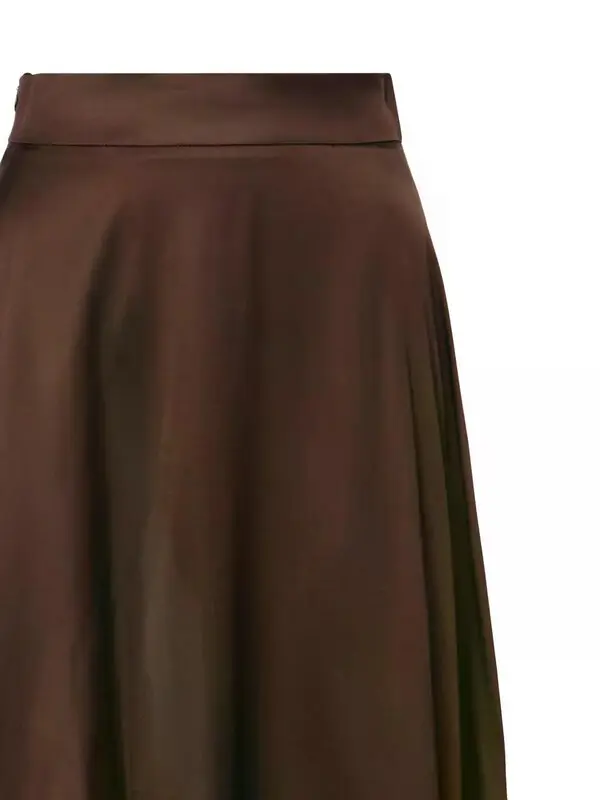 NINEMINUTES Asymmetric High-waisted Skirt