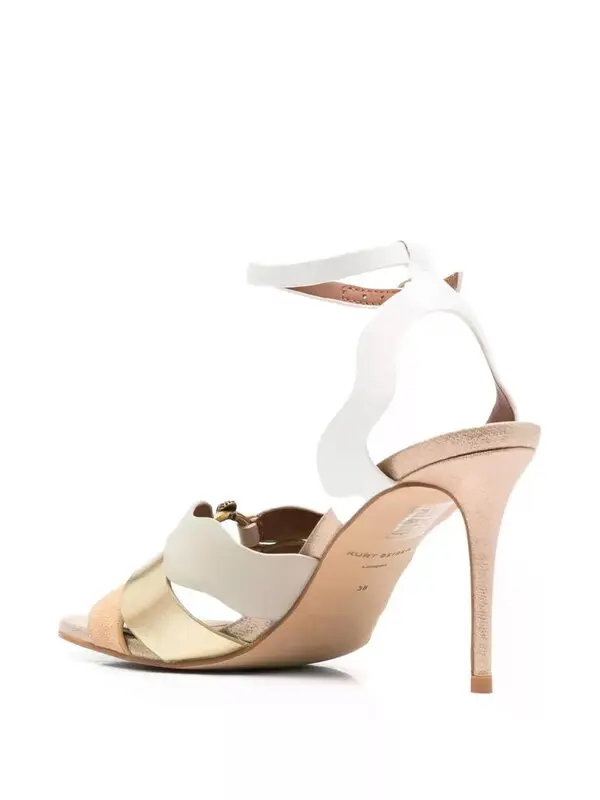 Kurt Geiger Scalloped Edge Buckled Sandals