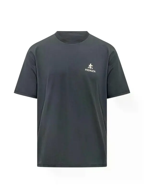 Premiata Logo-print Short-sleeve T-shirt - Blue