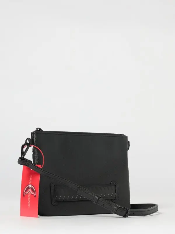 SPRAYGROUND Black Crocodile Effect Briefcase