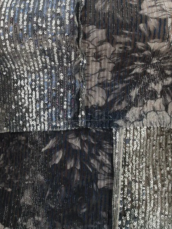 MAISON MARGIELA Patchwork Sequin Embroidered Top