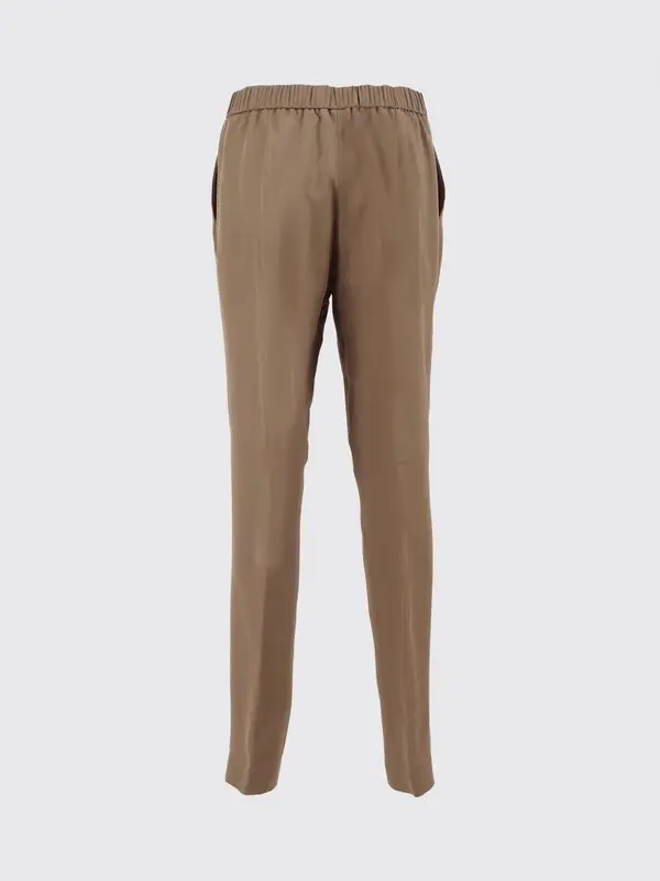 Fabiana Filippi Linen Blend Drawstring Pants - Mud