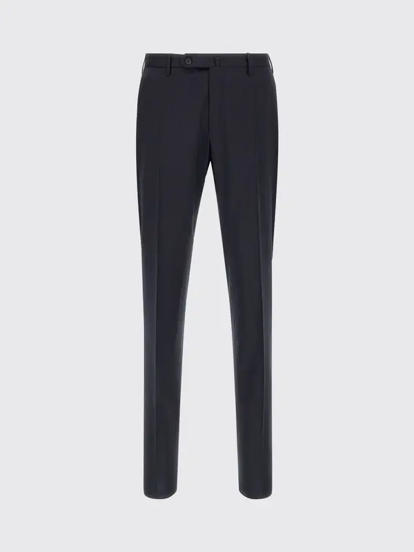 Incotex Slim Fit Tailored Trousers In Pure Virgin Wool - Blue