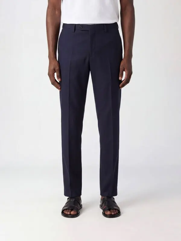 Incotex Slim Fit Tailored Trousers In Pure Virgin Wool - Grey 2