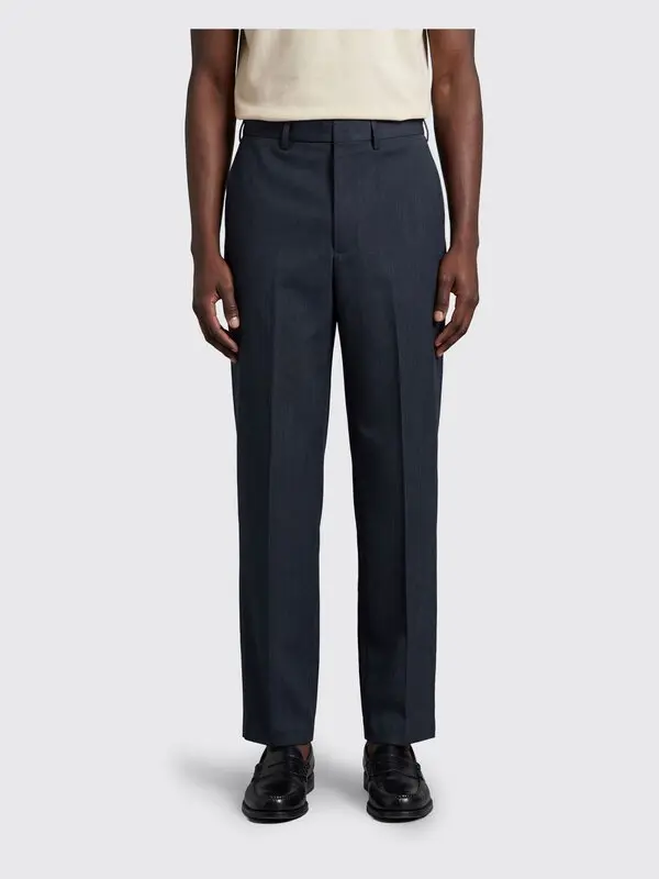 PT TORINO Tailored Trousers In Pure Virgin Wool - Blue
