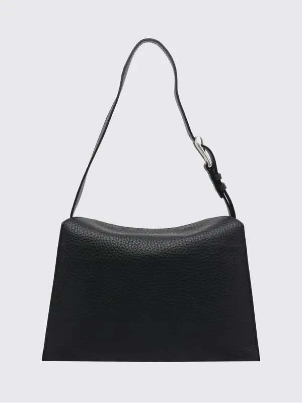 Orciani Trinity Hammered Leather Shoulder Bag