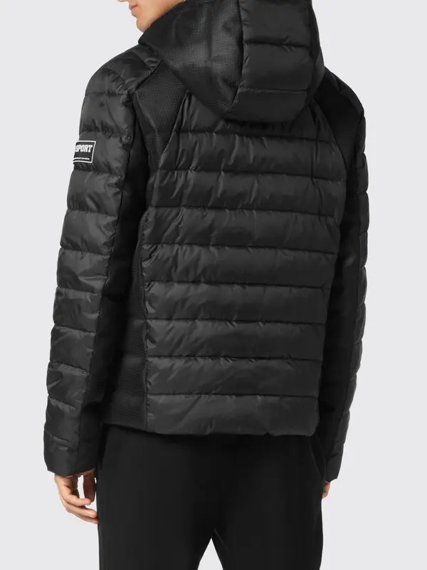 PLEIN SPORT Hooded Down Jacket
