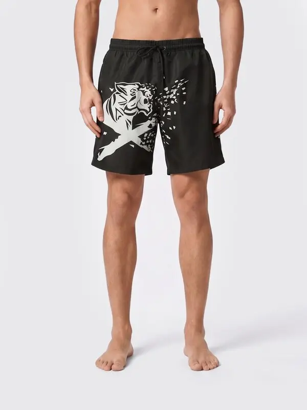 PLEIN SPORT Swim Shorts - White 1