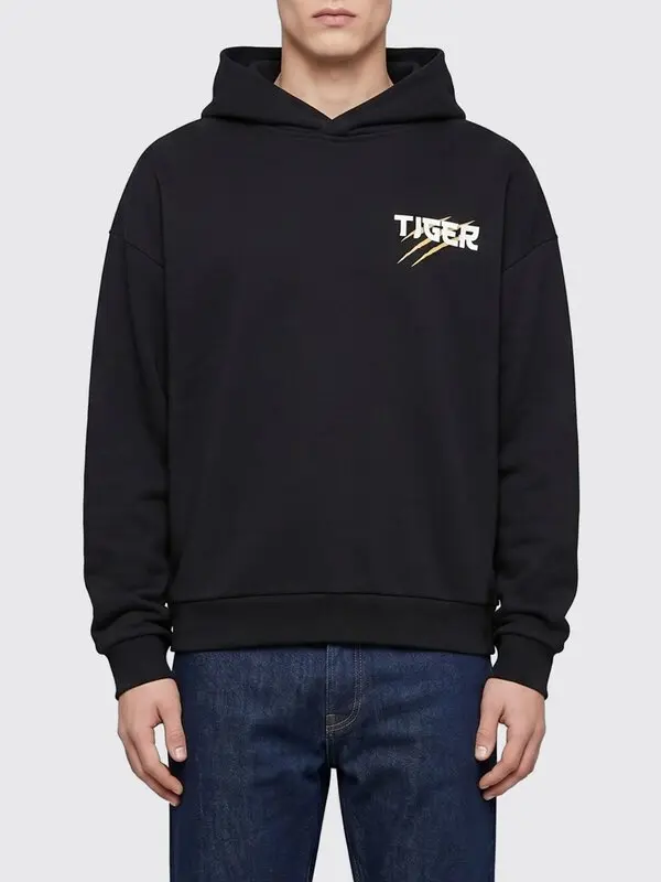 PLEIN SPORT Graphic Print Hooded Sweatshirt