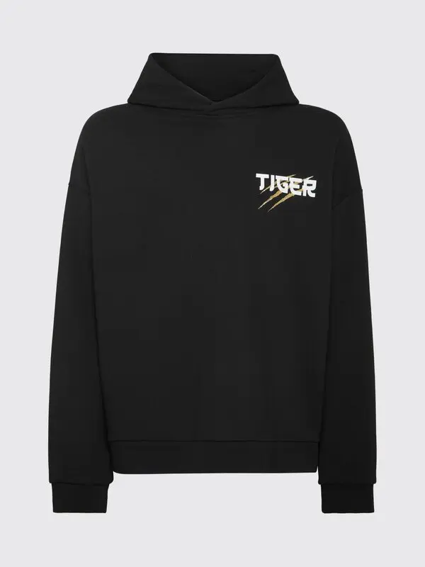 PLEIN SPORT Graphic Print Hooded Sweatshirt