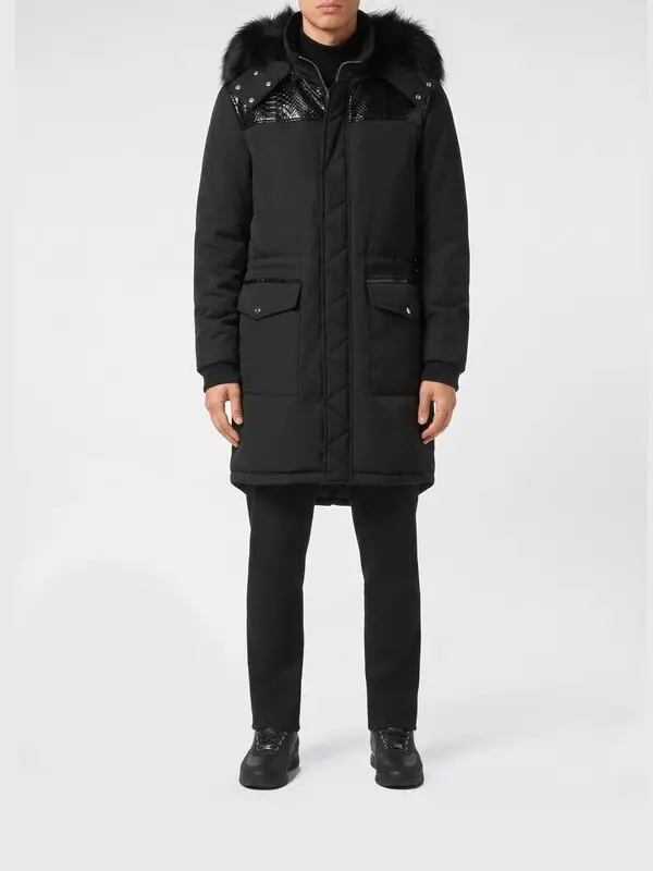 BILLIONAIRE Hooded Padded Nylon Parka