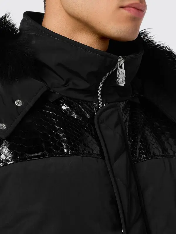 BILLIONAIRE Hooded Padded Nylon Parka
