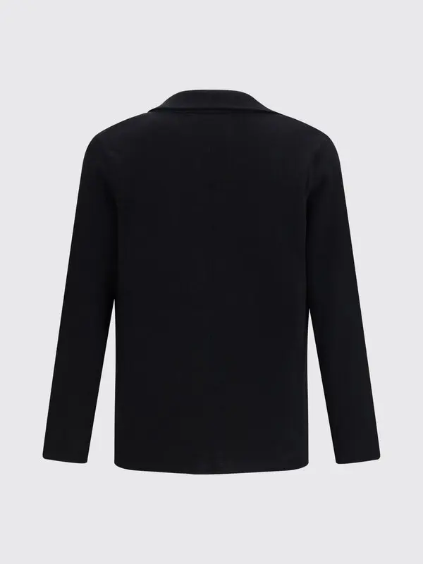 ROBERTO COLLINA Single-breasted Cotton Blazer - Black