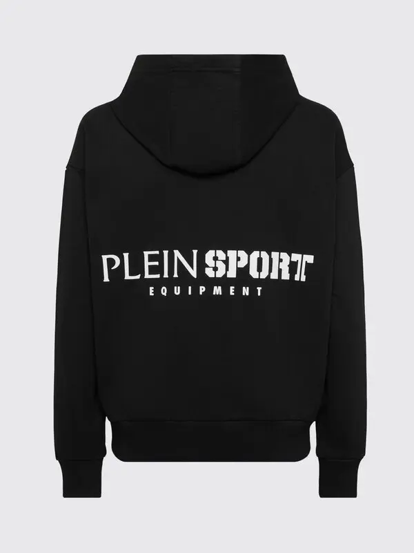 PLEIN SPORT Zip-up Hoodie - Black