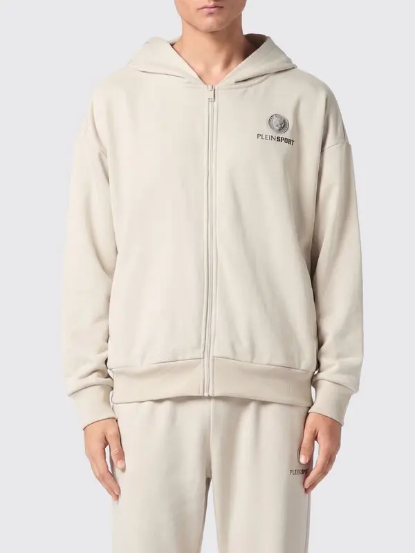 PLEIN SPORT Zip-up Hoodie - Grey