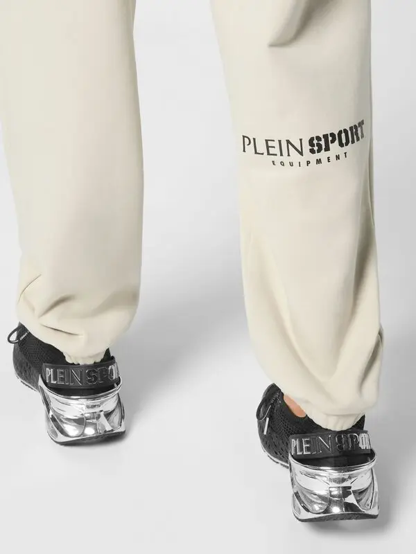 PLEIN SPORT Technical Fabric Jogging Pants - Grey