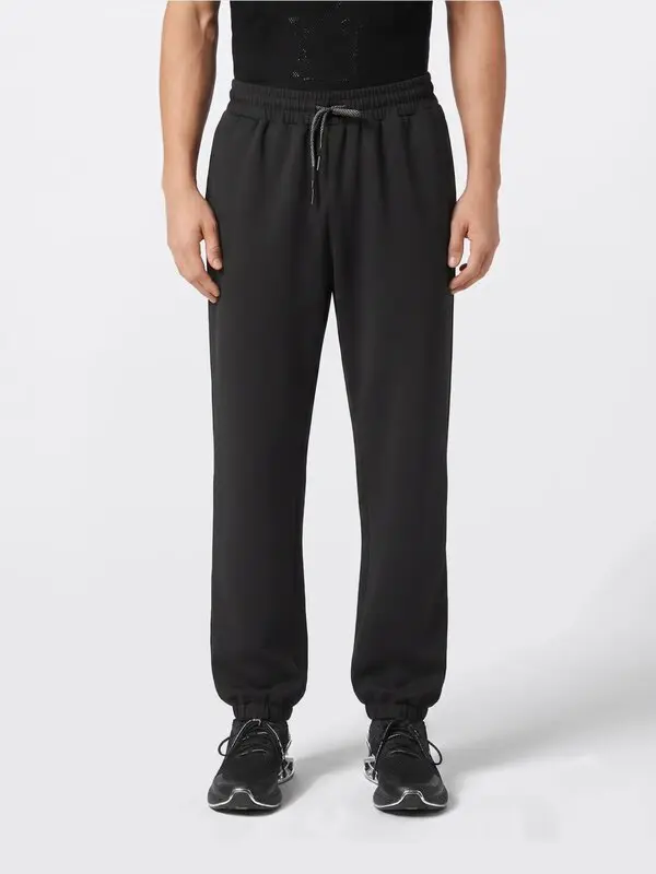 PLEIN SPORT Technical Fabric Jogging Pants - Black