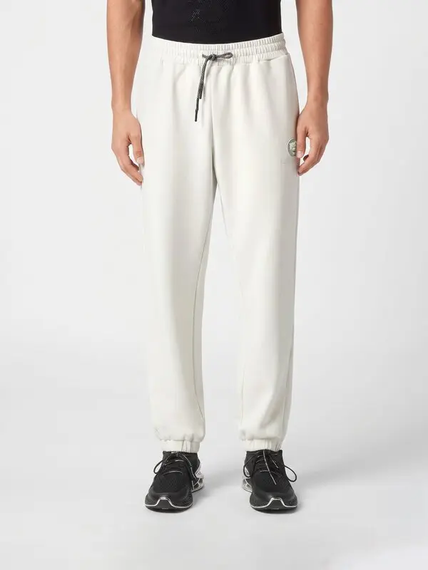 PLEIN SPORT Technical Fabric Jogging Pants - Grey