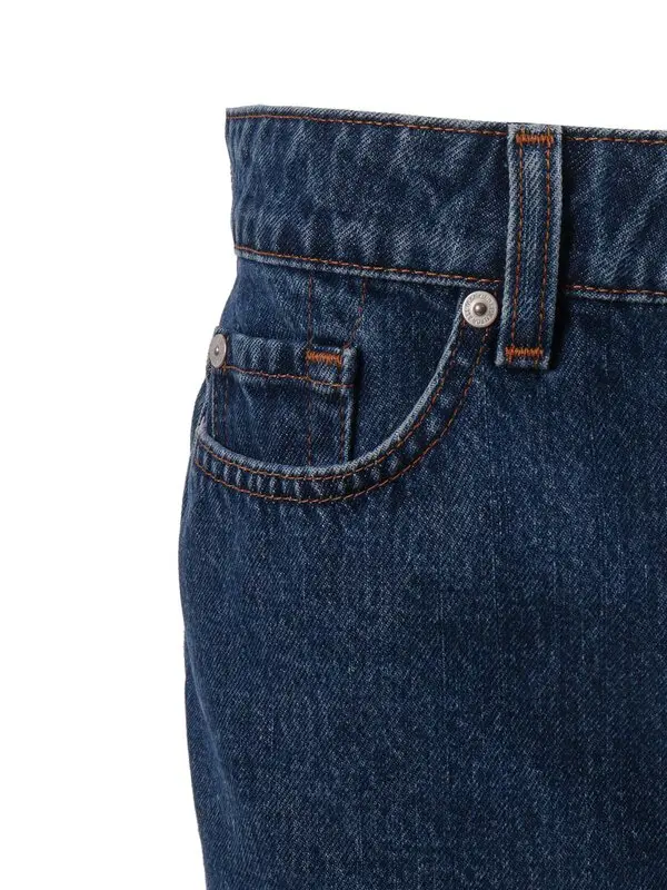 7 For All Mankind Double Layer Denim Skirt