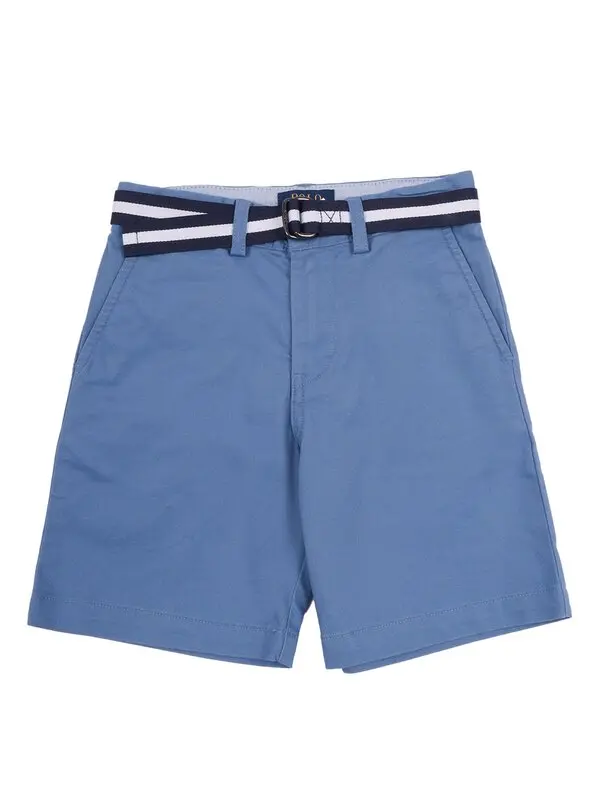 Polo Ralph Lauren Bedford Flat Front Bermuda Shorts - Blu