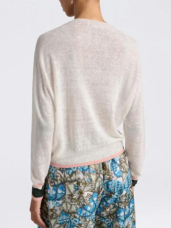 Momoni Linen Blend Cardigan