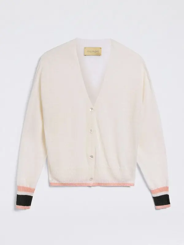 Momoni Linen Blend Cardigan