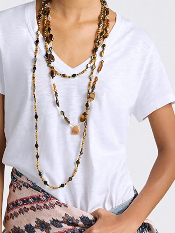 Momoni Basic Cotton Blend T-shirts
