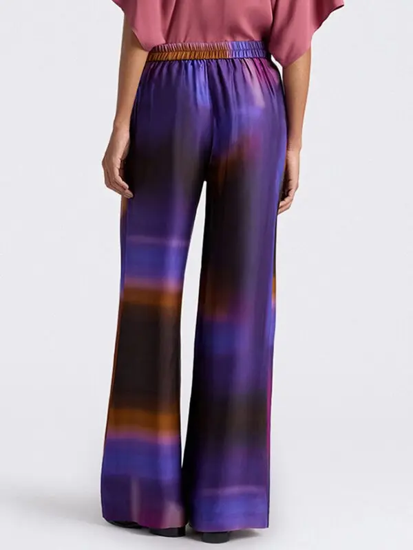 Momoni Printed Viscose Palazzo Trousers