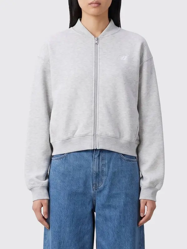 NEW BALANCE Cropped Zip-up Sweatshirt