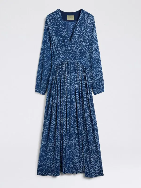 Momoni Printed Cotton Midi Dress