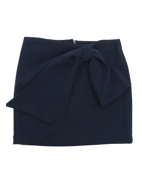 MAGIL Bi-stretch Bow Detail Skirt