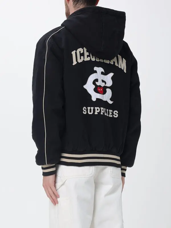 ICECREAM Embroidered Logo Varsity Jacket