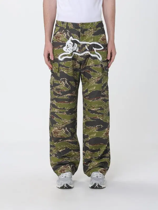 ICECREAM Camouflage Cargo Pants With Graphic Detail - Brown