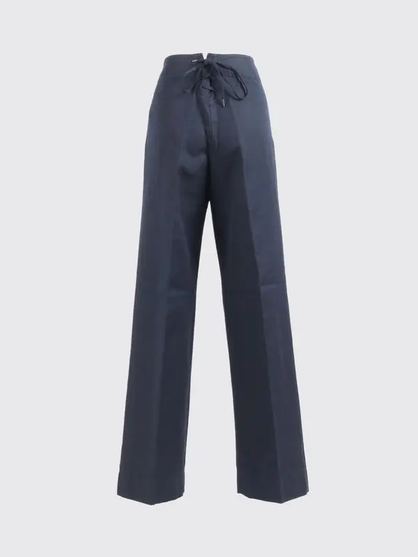 Aspesi Cotton And Linen Blend Straight Trousers