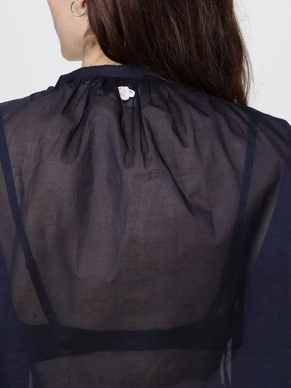 FORTE_FORTE Embellished Cotton Poplin Shirt
