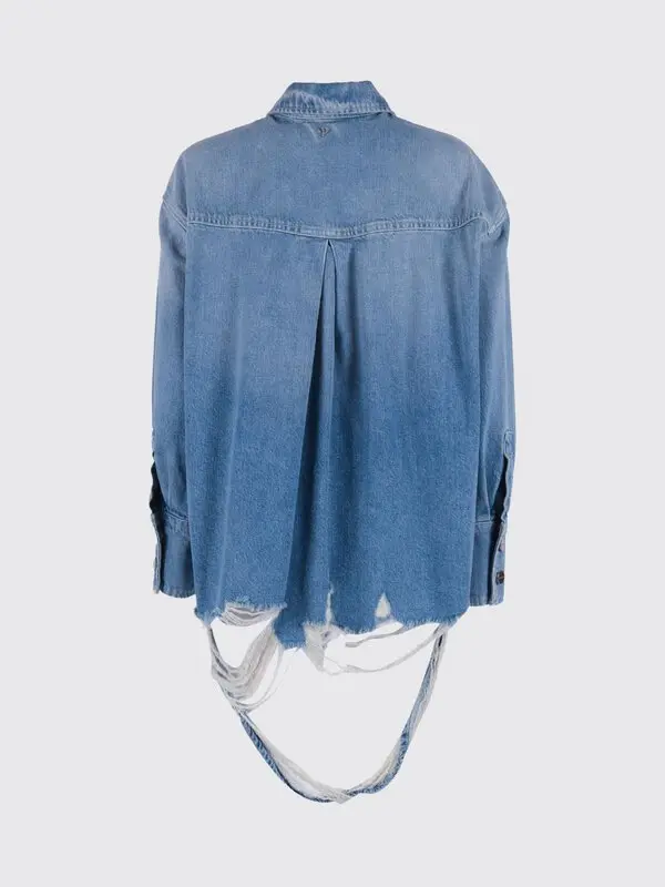 DONDUP Distressed Denim Shirt