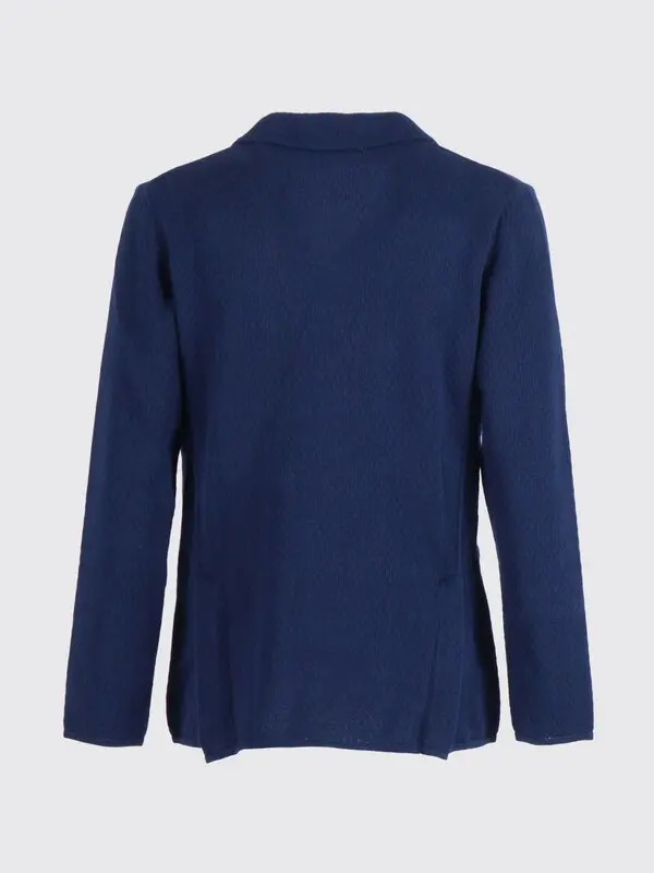 LARDINI Cotton Double-breasted Blazer - Blue