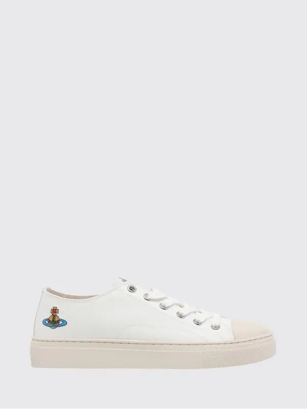 VIVIENNE WESTWOOD Cotton Canvas Lace-up Sneakers