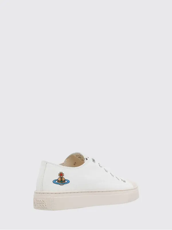 VIVIENNE WESTWOOD Cotton Canvas Lace-up Sneakers
