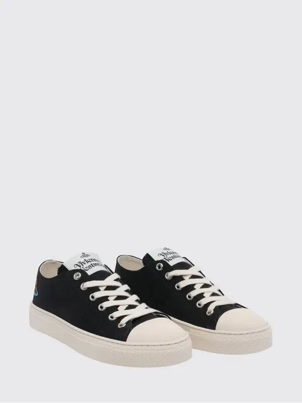 VIVIENNE WESTWOOD Cotton Canvas Lace-up Sneakers