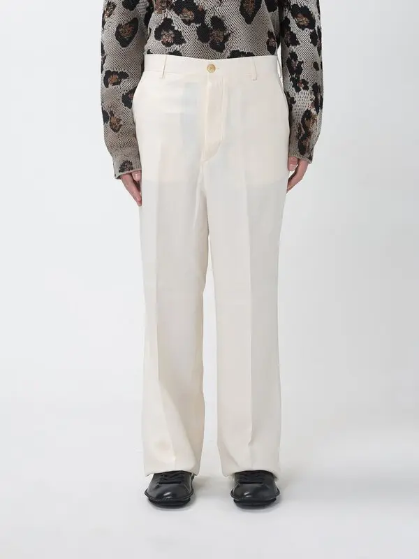 LANEUS Tailored Trousers - White