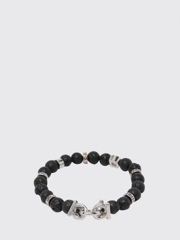 FERRAGAMO Lava Stone And Brass Bracelet