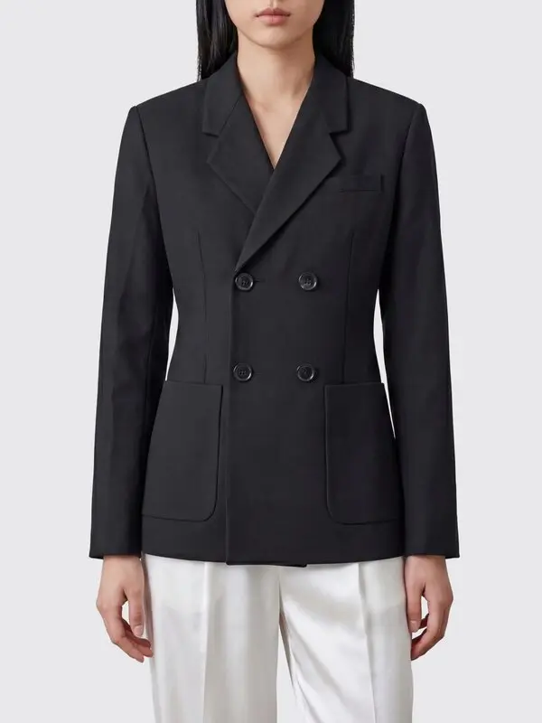 AMI Paris Double Breasted Blazer - Black