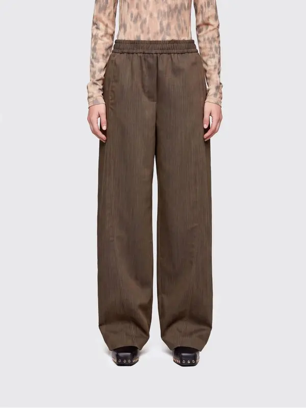 GANNI Wide Leg Trousers